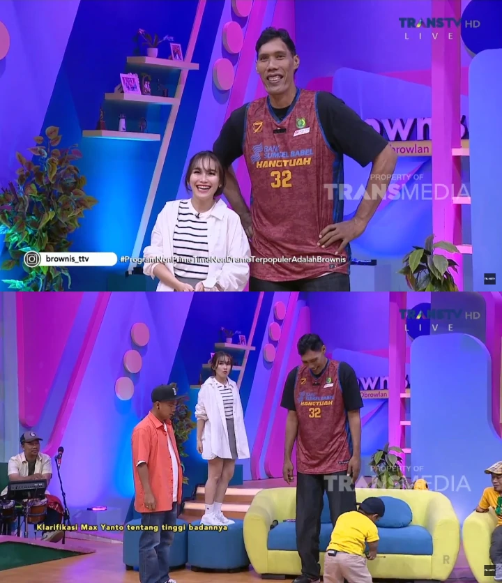 Gemas, Ayu Ting Ting Berubah Mini Bak Kurcaci Saat Sanding dengan Atlet ...