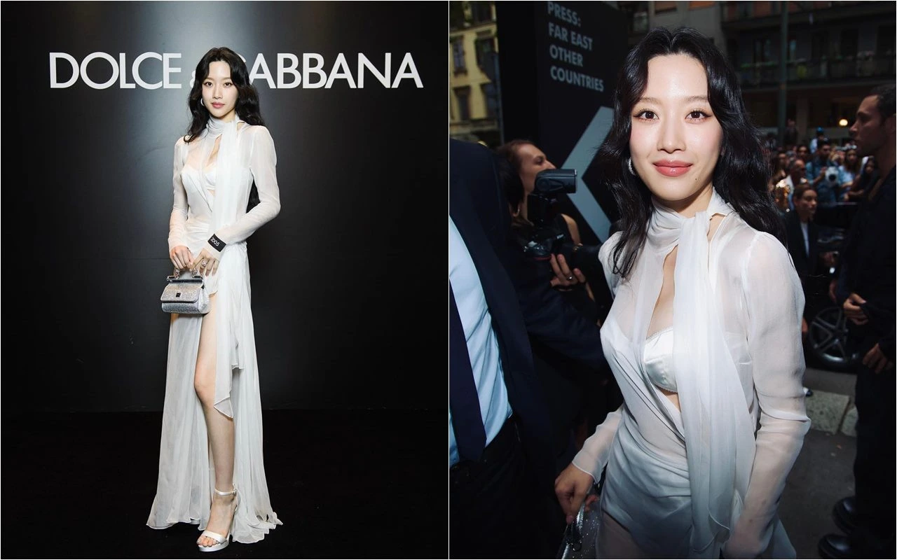 Moon Ga Young Tampil Anggun Bergaun Putih Pose Bareng Aktor '365 Days ...