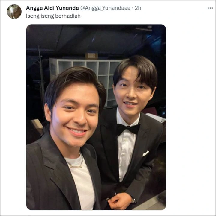 Angga Yunanda Disebut Tak Jomplang Saat Satu Frame dengan Song Joong Ki