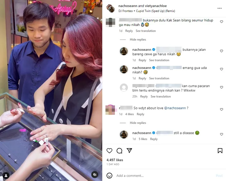 Nicholas Sean Ajak Pacar Foya-foya Beli Cincin Berlian, Opini Soal ...