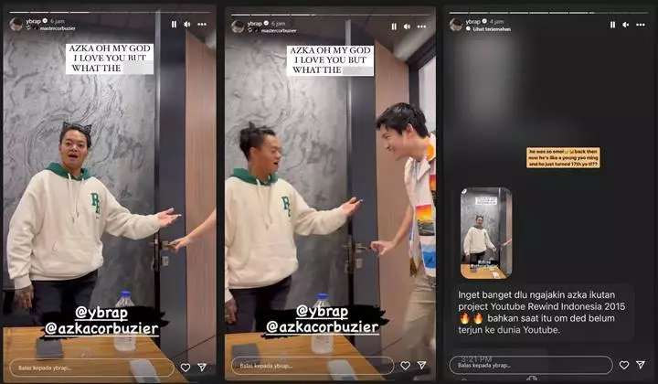 Gegara Tinggi Badan, Reza Arap Melongo Saat Ketemu Azka Putra Deddy ...