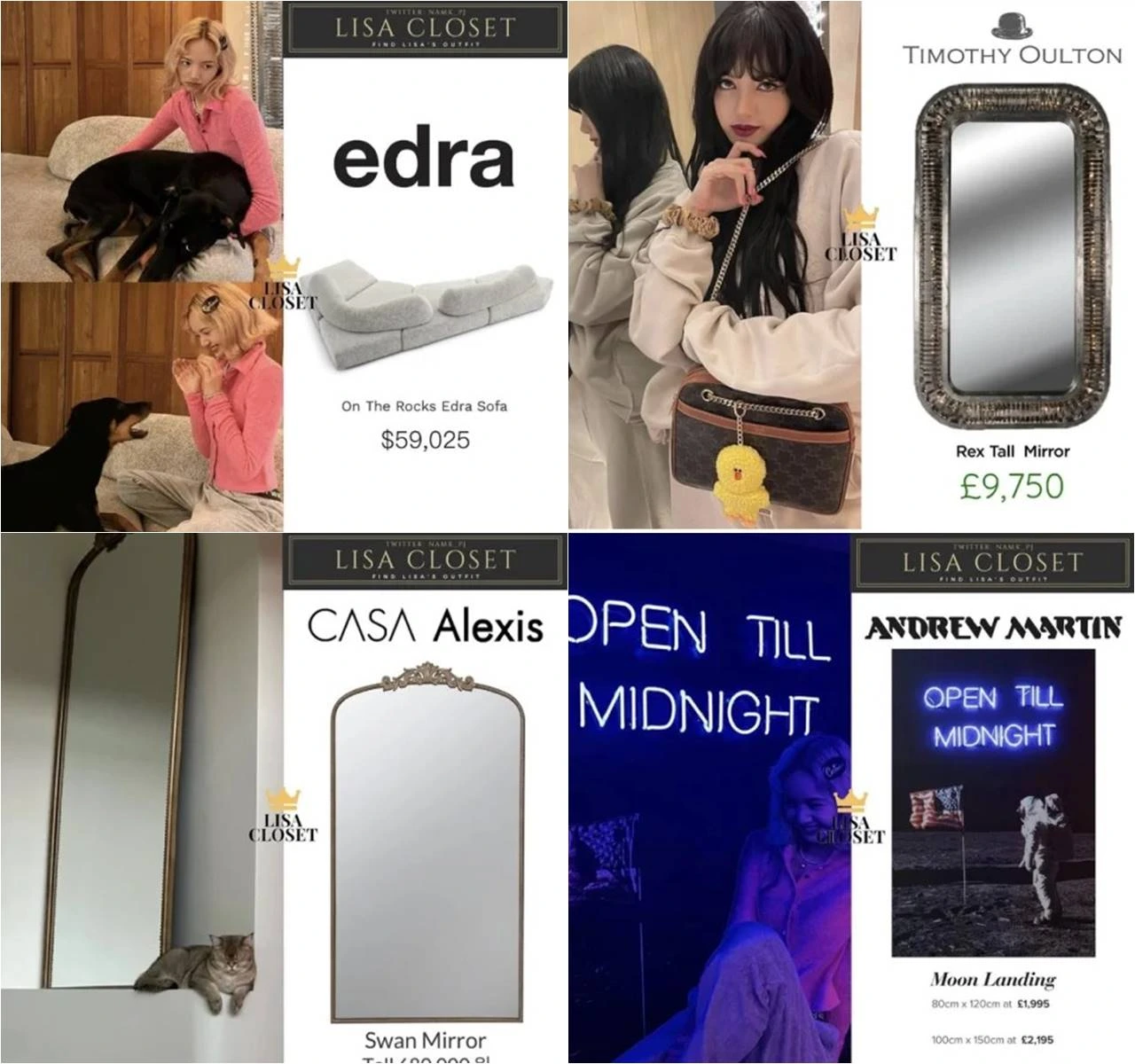 Satu Item Bisa Capai Ratusan Juta, Barang Mewah di Rumah Lisa BLACKPINK ...