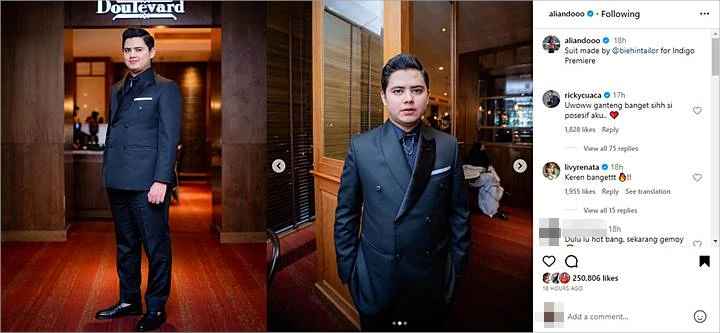 Aliando Gagah Berjas di Postingan Terbaru, Penampilannya Auto Buat Pangling