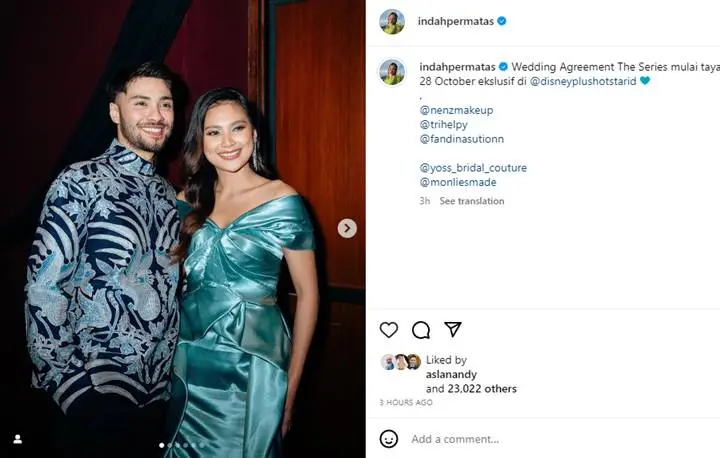 Indah Permatasari Cantik Pakai Dress, Refal Hady dan Arie Kriting Ikut ...