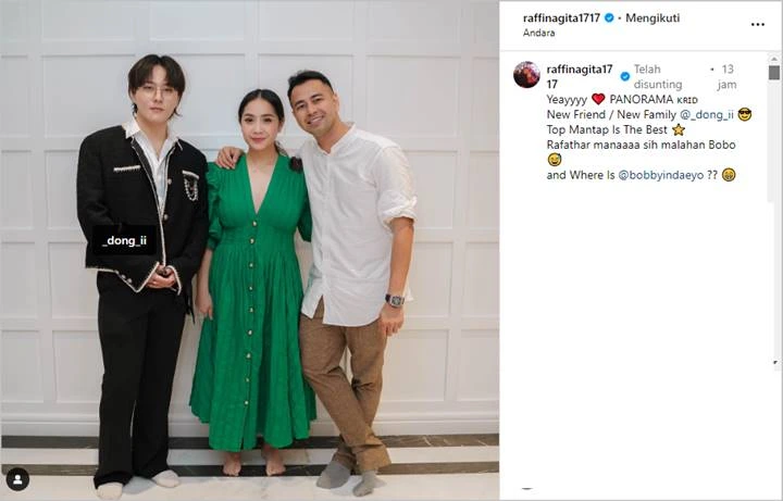Raffi Ahmad Pamer Bestie Baru dari Korea, Pose Grogi Nagita Slavina Saat Foto Bareng Bikin Salfok