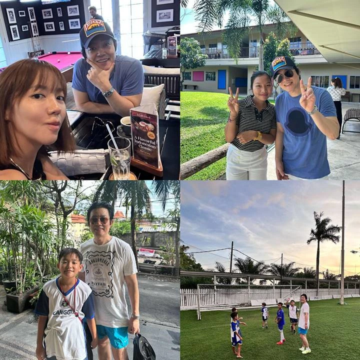 10 Potret Melokal Seru Keluarga Lee Beom Soo yang Kini Menetap di Bali