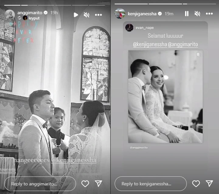 Anggi Marito Spill Ekspresi Wajah Penuh Tangis Suami Saat Pernikahan