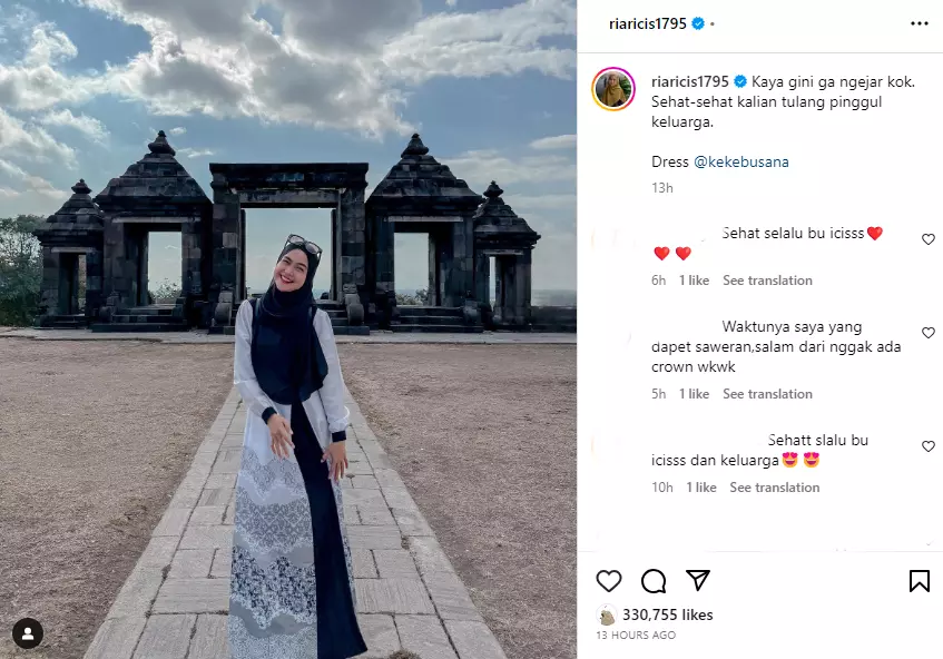 Ria Ricis Tulis Ungkapan Penuh Teka-Teki di Tengah Rumor Cerai