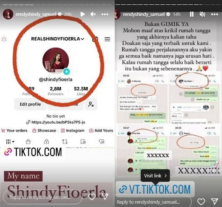 Shindy Bocorkan Chat Lawas saat Ingin Cerai dengan Rendy Samuel