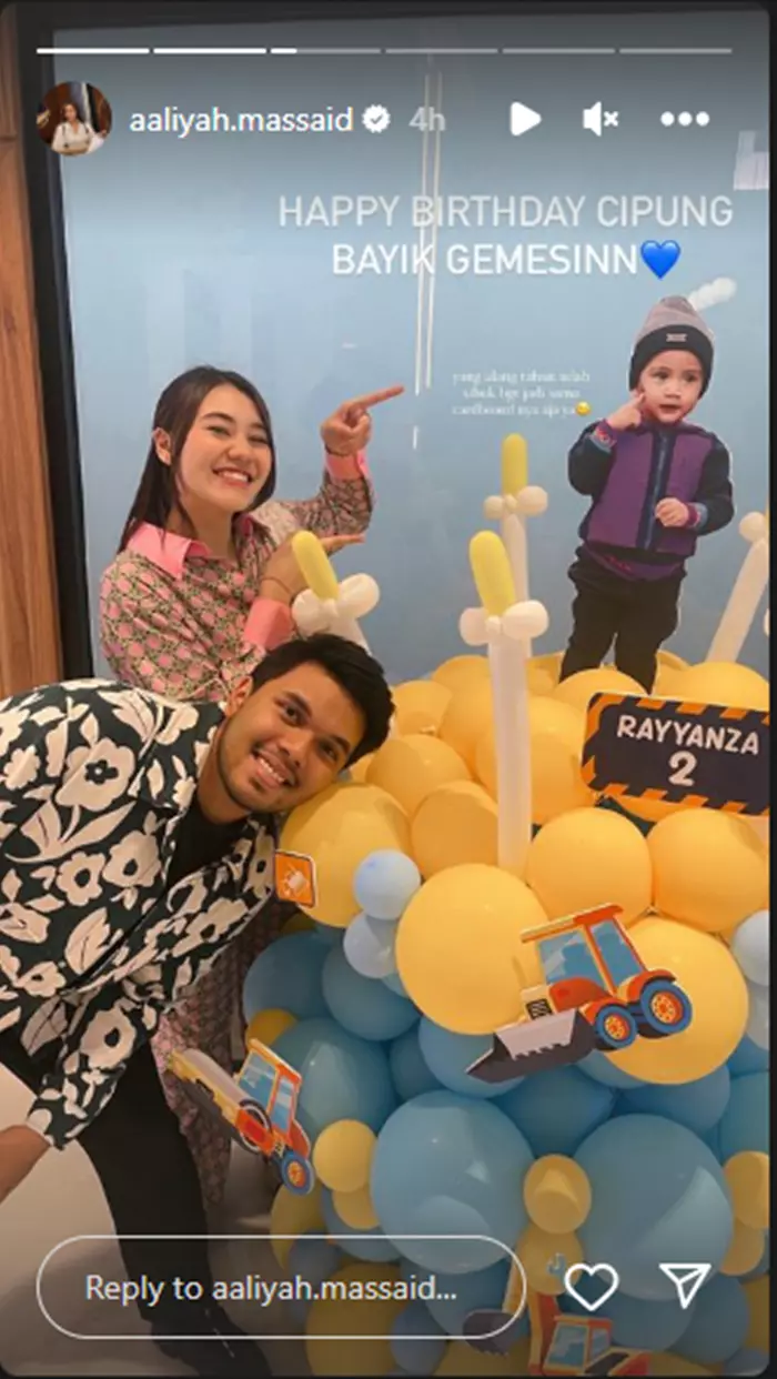 Aaliyah Massaid Pamer Senyum Semringah Pajang Foto Bareng Thariq Halilintar