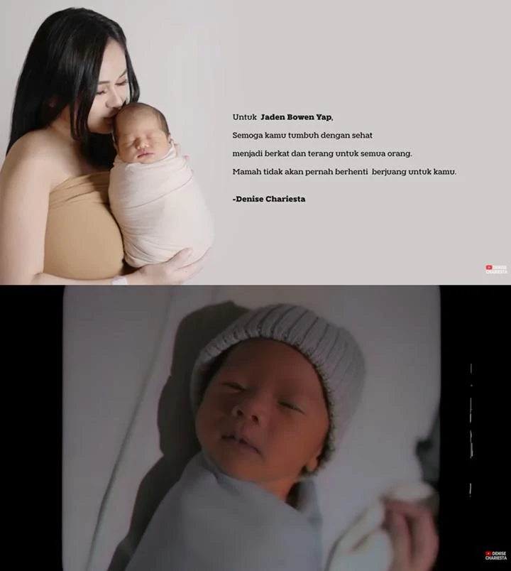 Denise Chariesta Akhirnya Ungkap Nama dan Wajah Sang Bayi