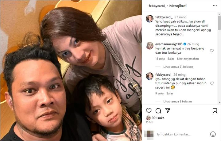 7 Potret Kedekatan Virgoun dengan Febby Carol yang Baru Terkuak Beda Ayah