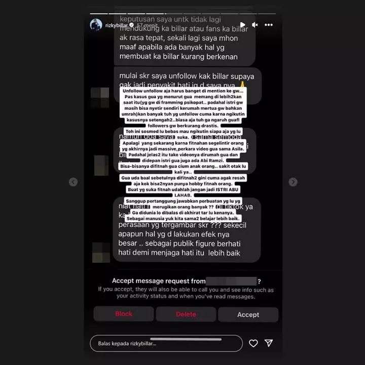 Rizky Billar Naik Pitam Perkara Video TikTok dengan Asila Maisa yang Berujung Fitnah