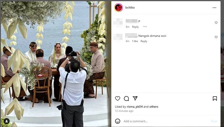 BCL Resmi Menikah Lagi dengan Tiko Aryawardhana di Bali