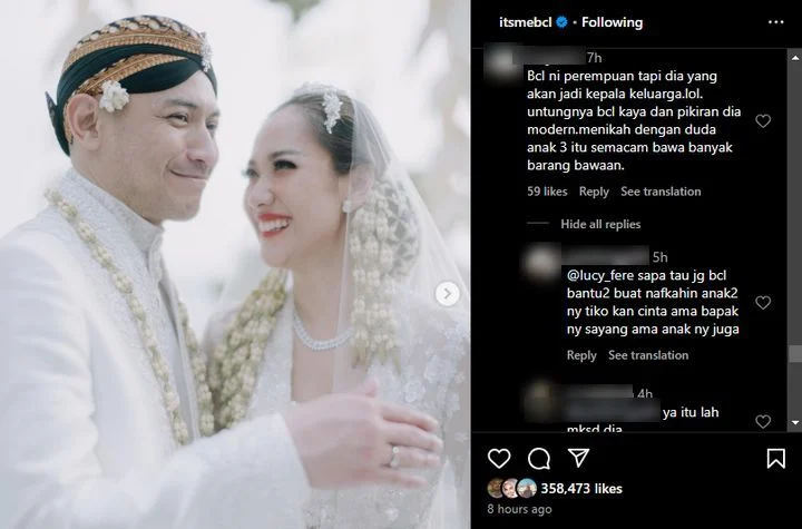 BCL Pamer Foto Mesra Bareng Suami saat Nafkah Bulanan Anak Tiko Aryawardhana Disorot