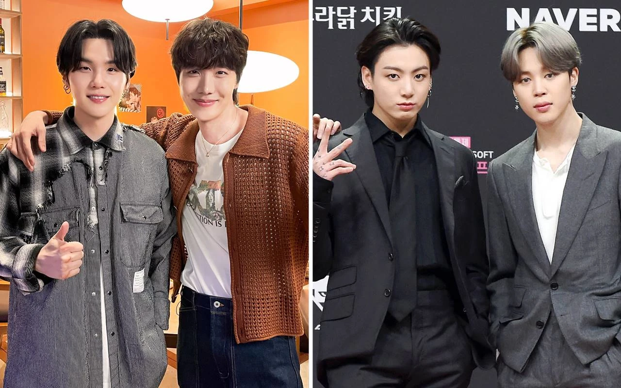 Suga dan J-Hope BTS Kembali Cuti Demi Antar Jimin dan Jungkook Wamil