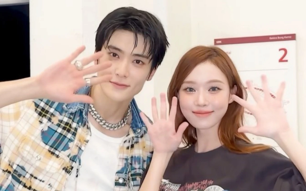 Jaehyun NCT dan Winter aespa Pamer Keakraban di Backstage 'SMTOWN' Jakarta