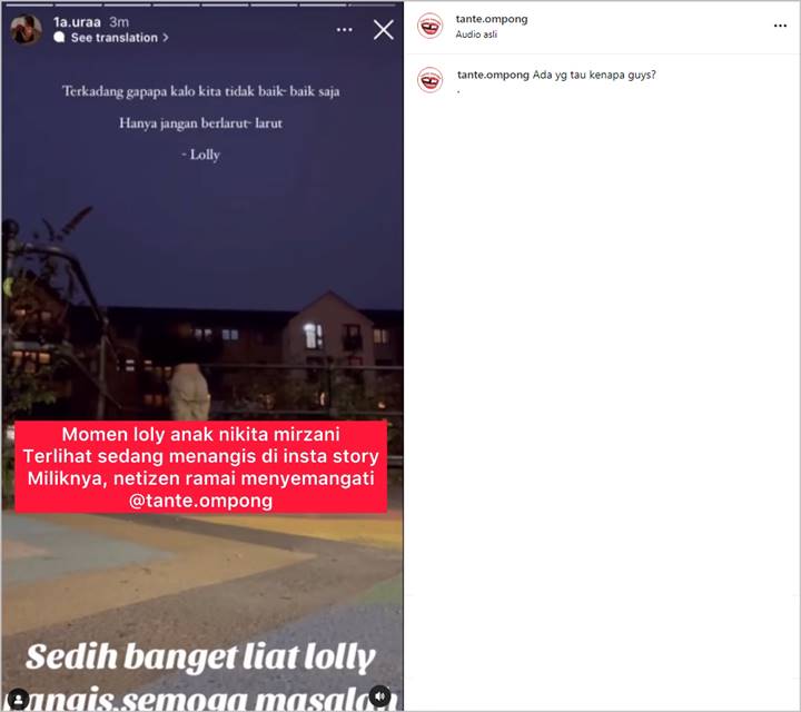 Lolly Putri Nikita Mirzani Unggah Momen Bowling Usai Bagikan Video Diduga Nangis