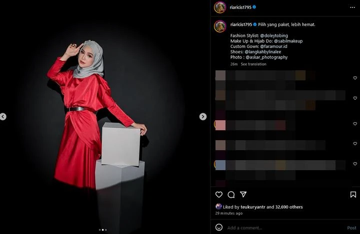 Ria Ricis Jalani Pemotretan Mewah Tanpa Teuku Ryan di Tengah Kabar Pisah