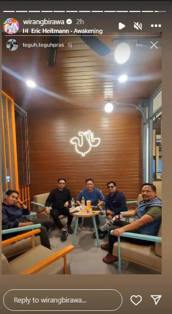 Wirang Birawa Pilih Nongkrong Bareng Sahabat di Tengah Rumor Usir Istri