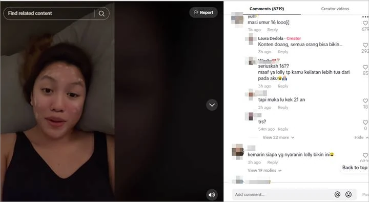 Lolly Putri Nikita Mirzani Curhat Haru di Konten TikTok 'Hi Kids This is Your Mom'