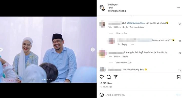 TikToker Clara Wirianda Pilih Bungkam saat Bobby Nasution dan Kahiyang ...