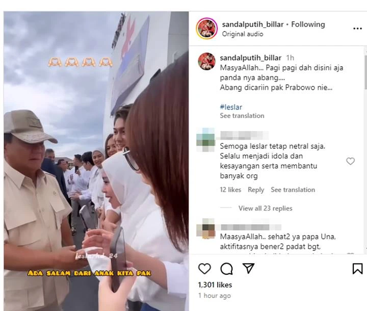 Putra Lesti Kejora dan Rizky Billar Dinotice Prabowo Subianto Imbas ...