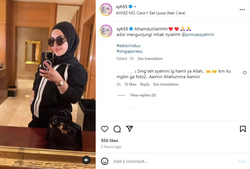 Syahrini Akhirnya Muncul di Postingan Terbaru Usai Dicurigai Tengah ...