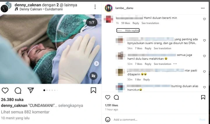Denny Caknan Bongkar Chat Mengejutkan usai Kelahiran Anak Pertamanya ...