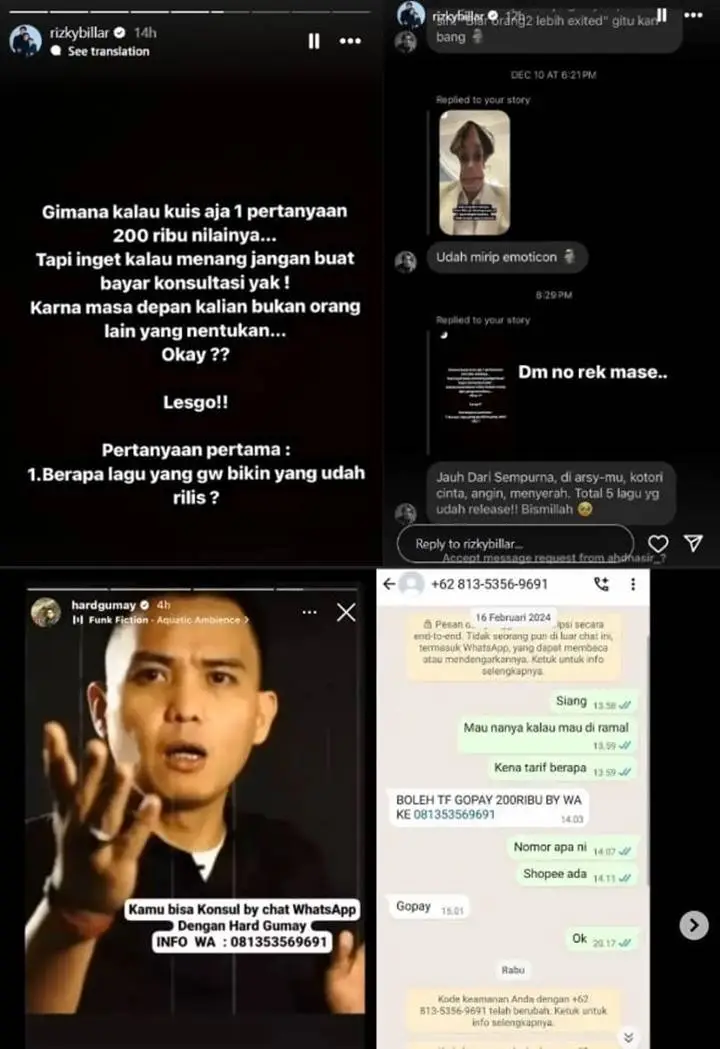 Hard Gumay Pamer Senyum Misterius usai Rizky Billar Diduga Sindir Lewat ...