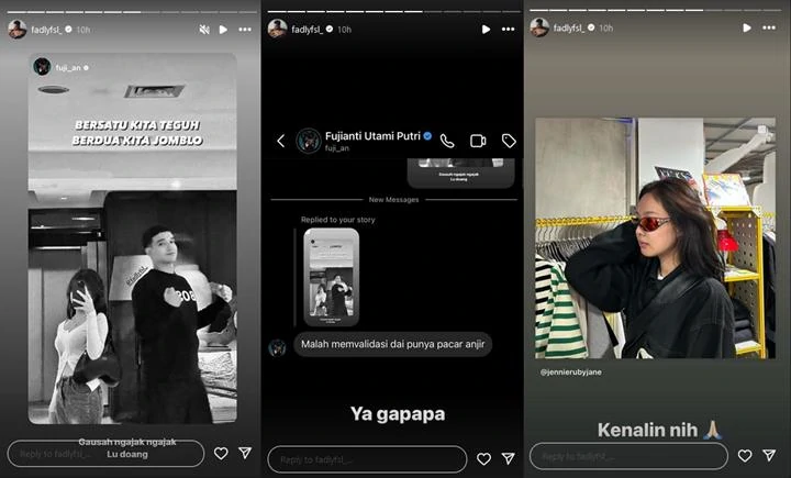 Fuji An Diduga Spill Fadly Faisal Punya Pacar Baru usai Putus dari Rebecca Klopper