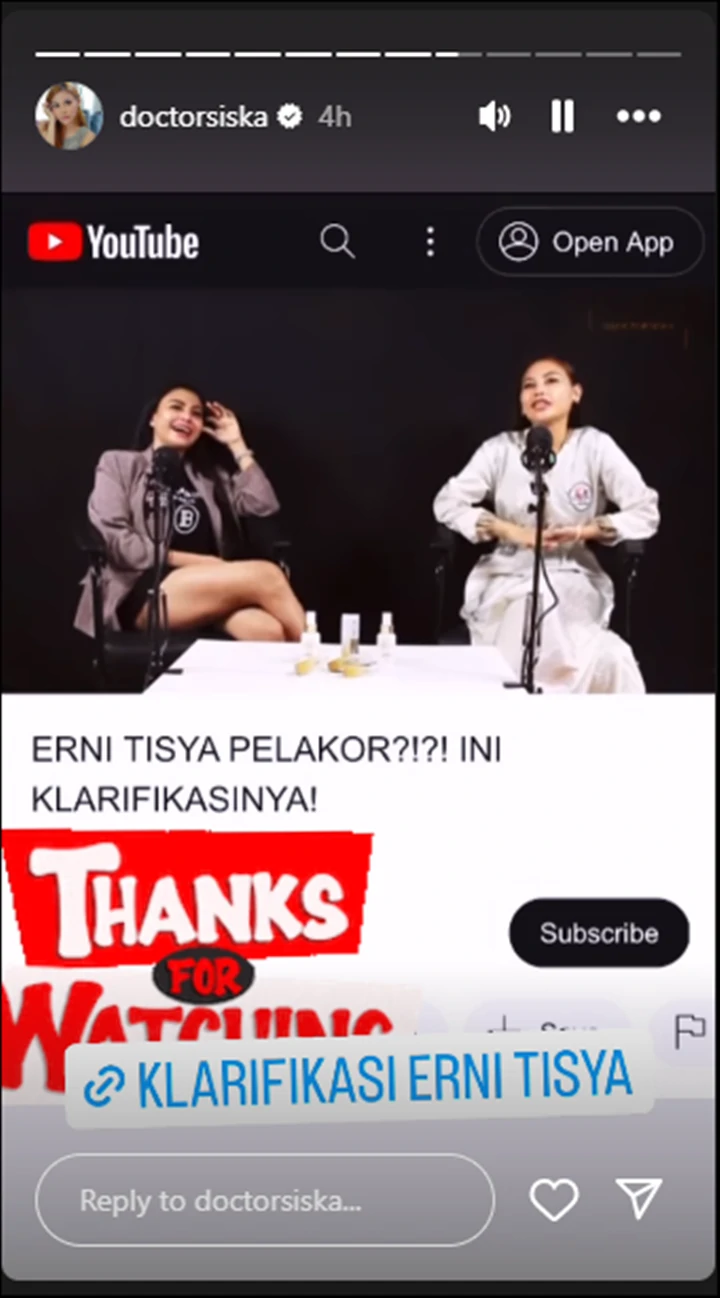 Tisya Erni Mendadak Muncul usai Foto Intim Bareng Suami Amy Kuatkan Isu Pelakor