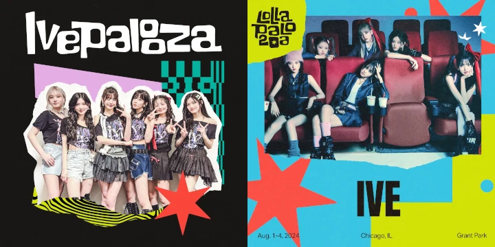 IVE Pecah Telor Dampingi Stray Kids Tampil di Lollapalooza 2024