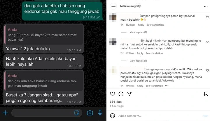 Tabiat Asli Lolly Dikuliti Habis-Habisan usai Klarifikasi Dugaan Penipuan Endorse 90 Juta