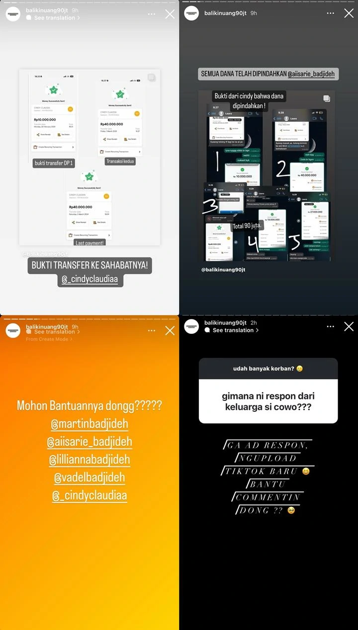 Kakak Cantik Vadel Badjideh Gembok IG Pasca Diduga Bawa Uang Endorse Lolly Rp90 Juta