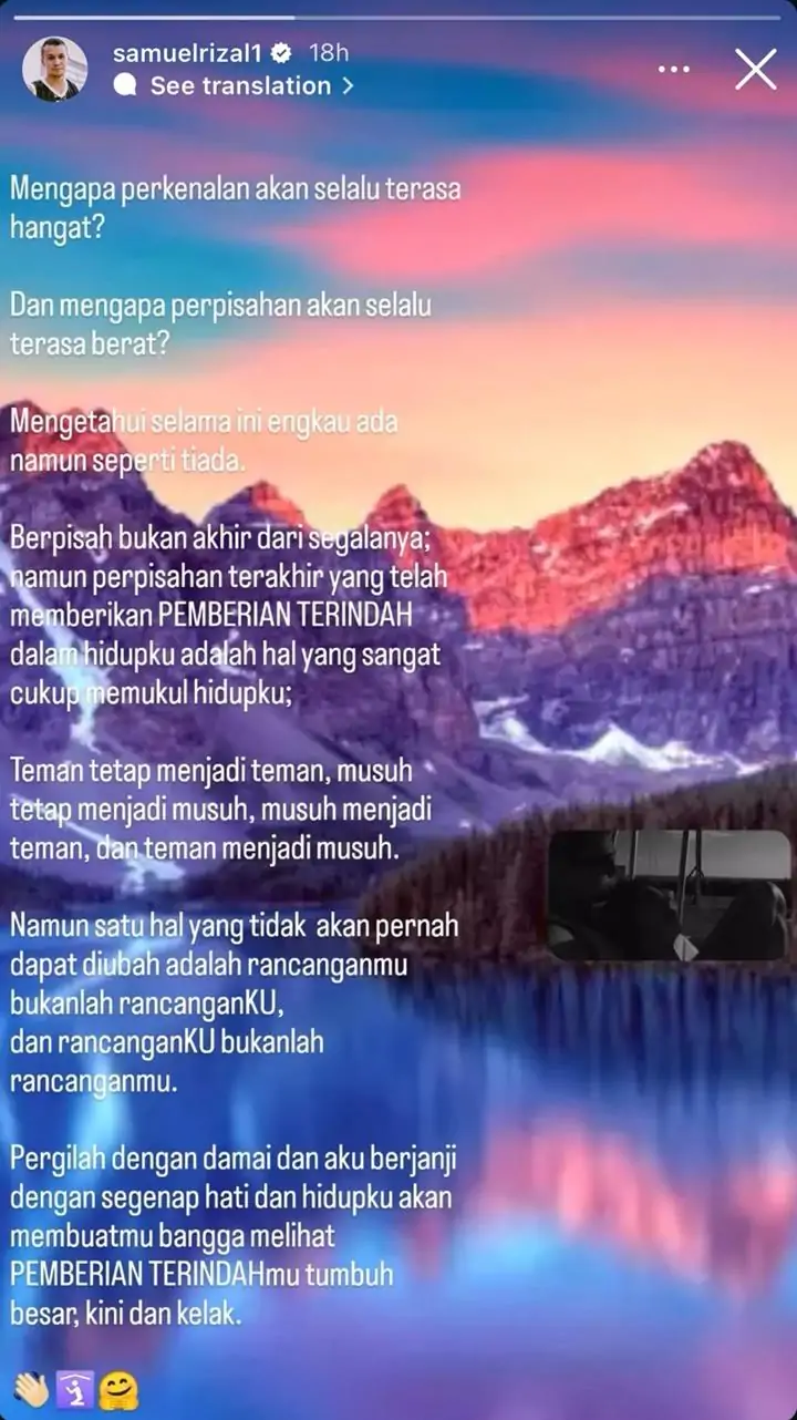 Samuel Rizal Masih Berduka Seraya Umbar Janji Manis ke Stevie Agnecya ...