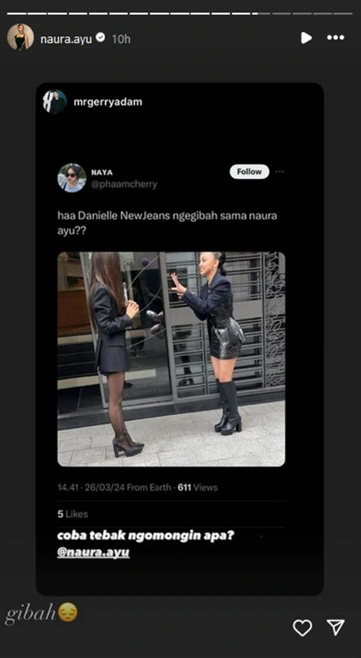 Naura Ayu Tunjukkan Etika Luar Biasa Kala Ketemu Danielle NewJeans di Paris