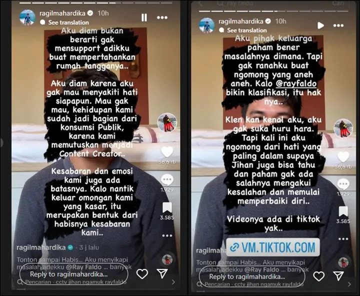 Ragil Mahardika Slay Kuliti Tabiat Asli Adik Ipar yang Ngaku Disumpahi ...