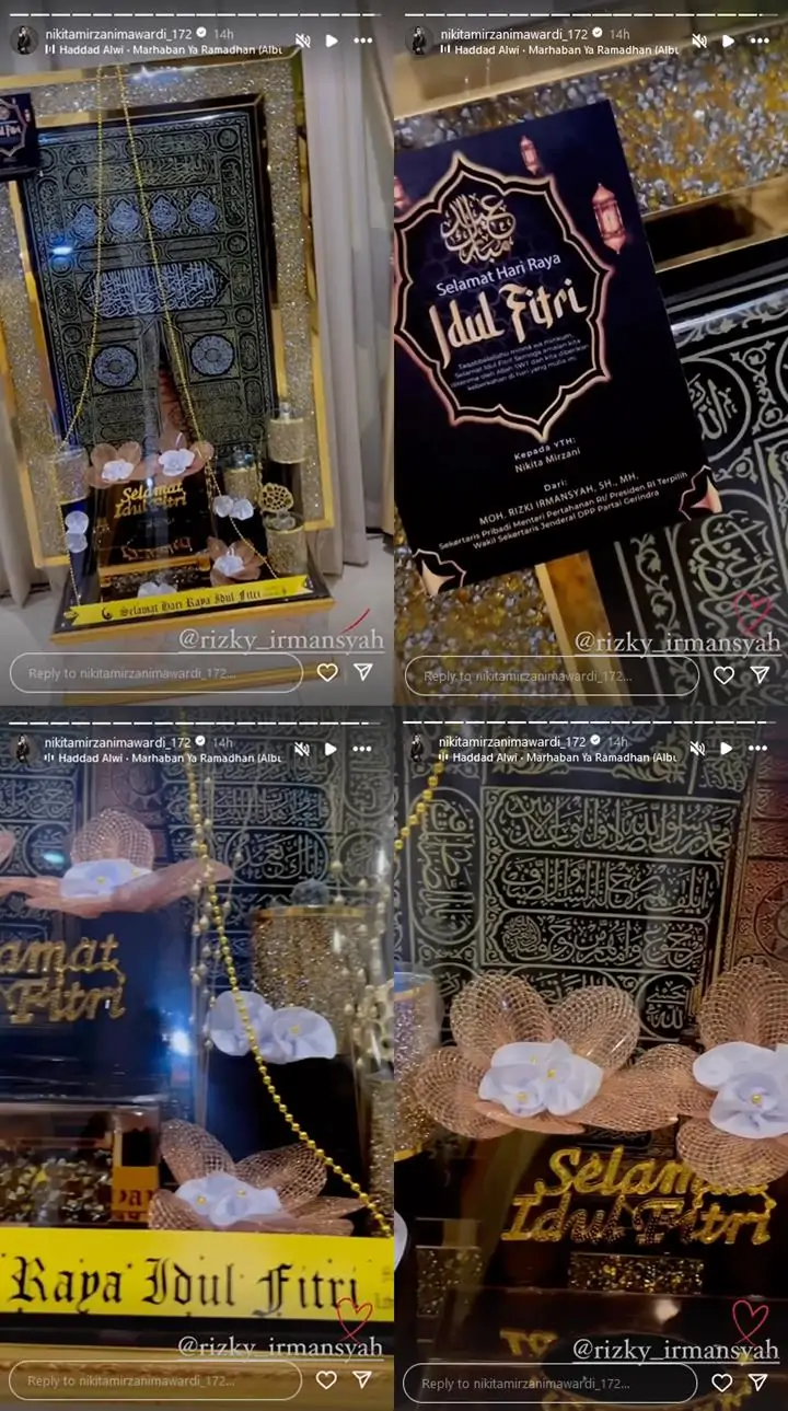 Nikita Mirzani Pamer Hampers Mewah dari Rizky Irmansyah Sang Kekasih