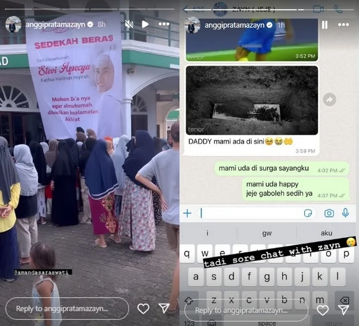 Anggi Pratama Spill Isi Chat WhatsApp Pilu dari Putra Mendiang Stevie ...