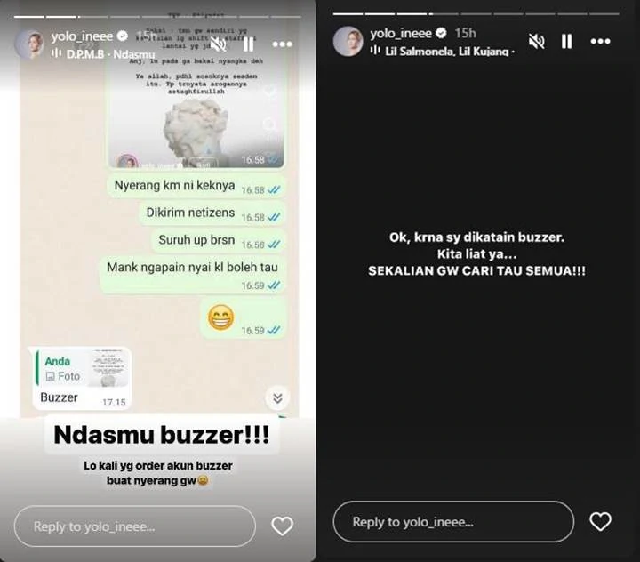 Yolo Ine Spill Chat WA Diduga Eks Pacar Nikita Mirzani sembari Sindir ...