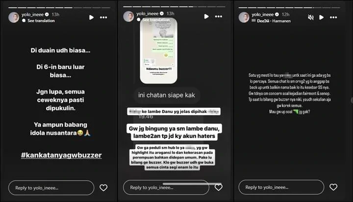 Yolo Ine Spill Chat WA Diduga Eks Pacar Nikita Mirzani sembari Sindir ...