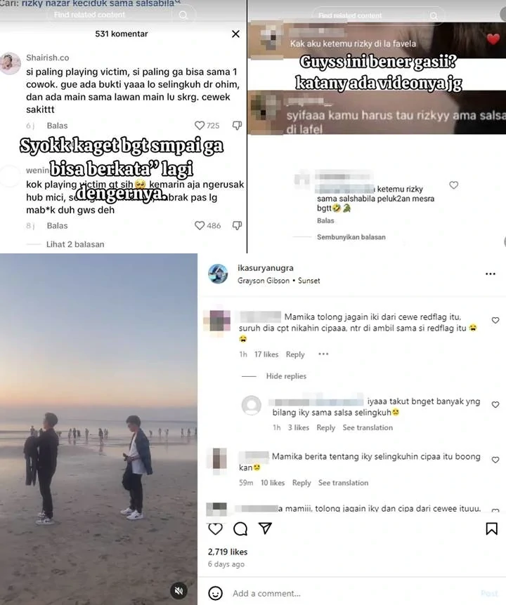 Chacha Thaib Sindir Istri Eks Suami, Salshabilla Adriani & Rizky Nazar ...