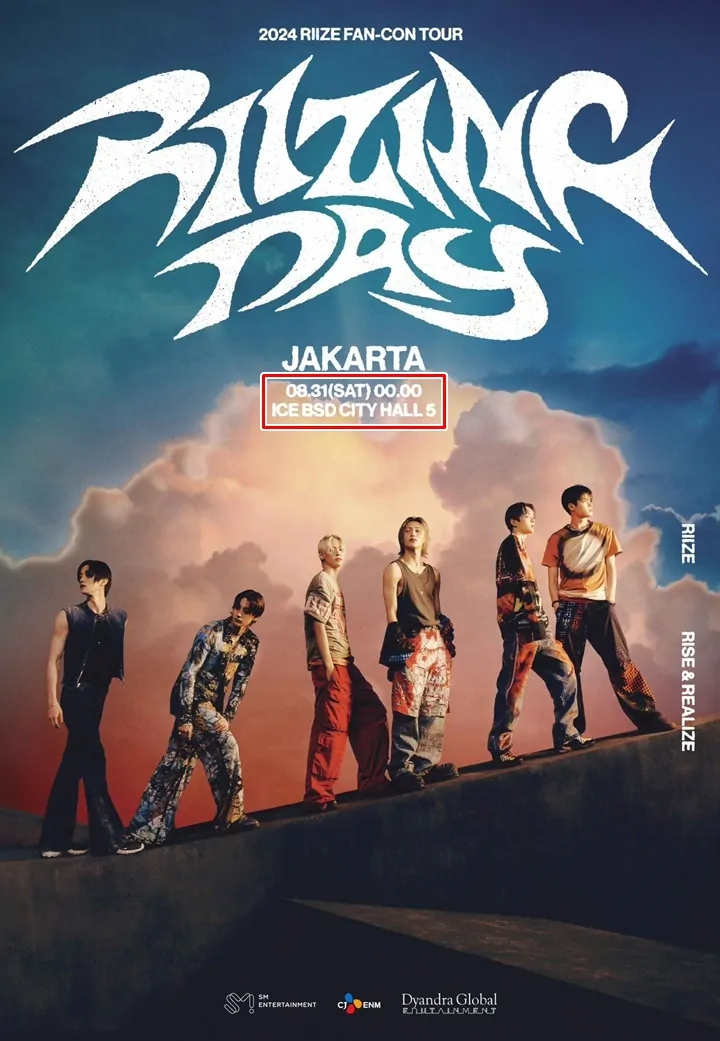 Kesalahan Informasi pada Poster Konser RIIZE di Jakarta Picu Gelak Tawa