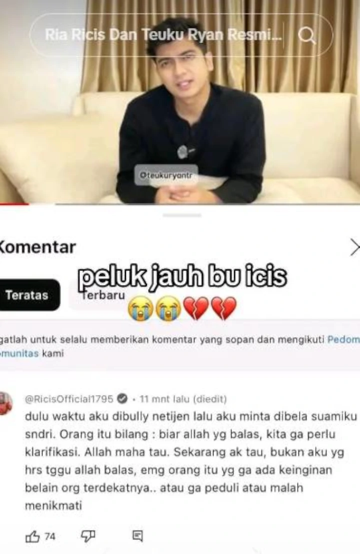 Ria Ricis Tuduh Ibu Mertua Nyolong Hampers, Tabiat Teuku Ryan Dikuliti ...