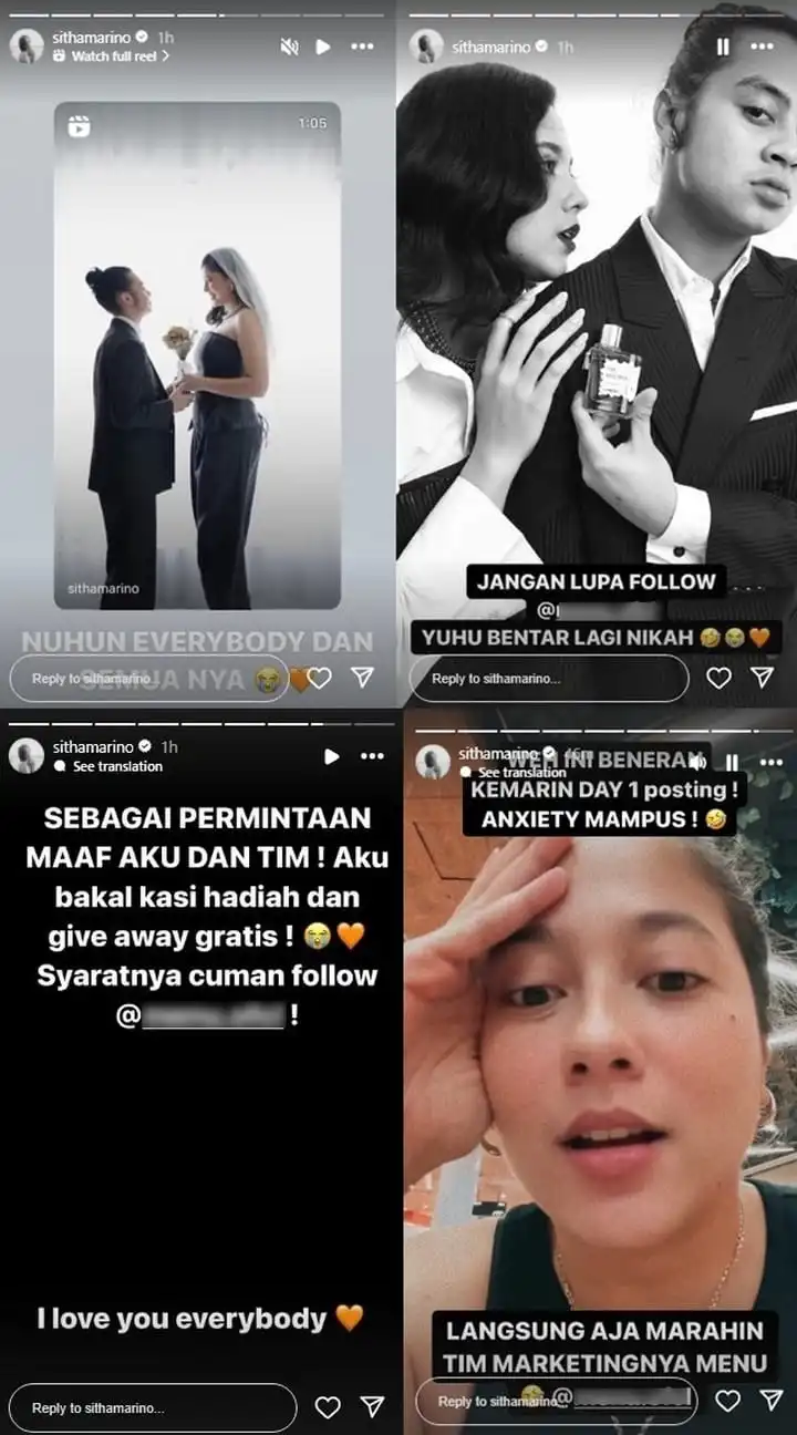 Sitha Marino Minta Maaf Acara Lamaran dengan Bastian Steel Ternyata Gimmick