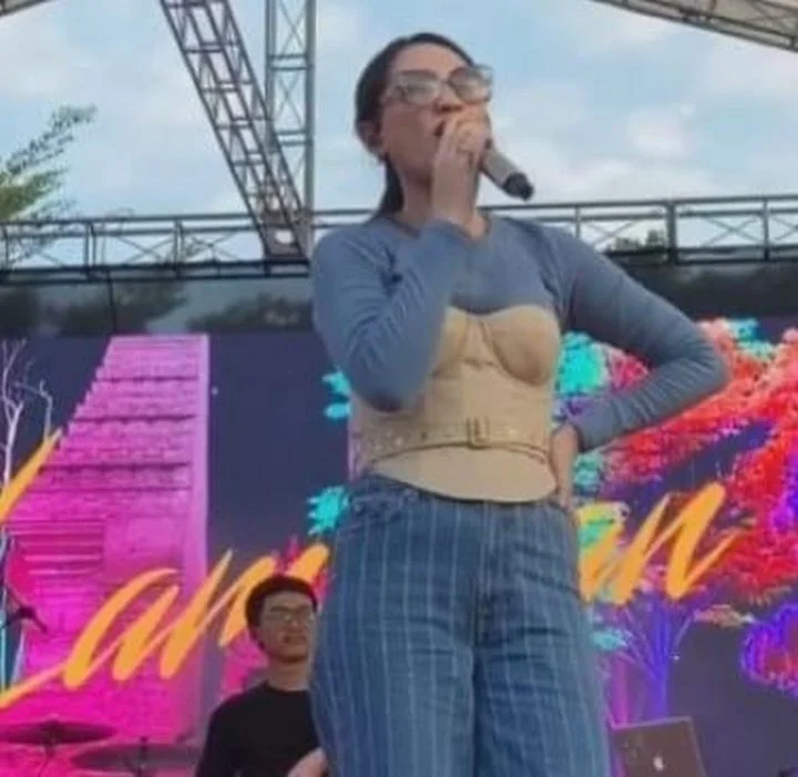 Happy Asmara Beri Reaksi Berkelas setelah OOTD Unik Pakai Kamisol Kena ...