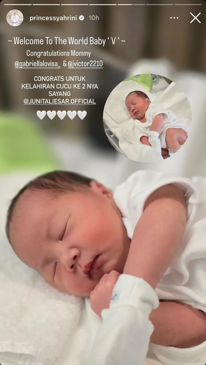 Syahrini Bagikan Foto Gemoy Bayi Baru Lahir, Atalarik Syah Kuliti Watak ...