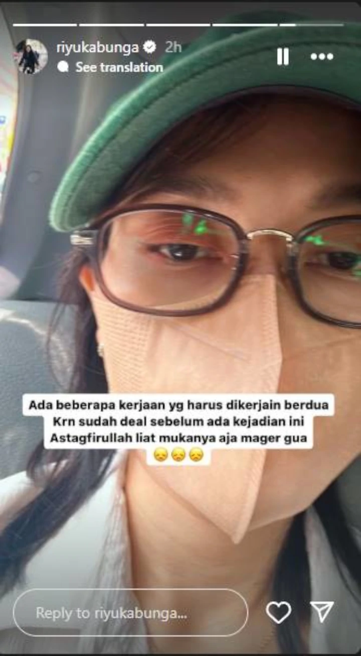 Video Suami Riyuka Bunga Minta Maaf soal Chat Selingkuh sambil ...