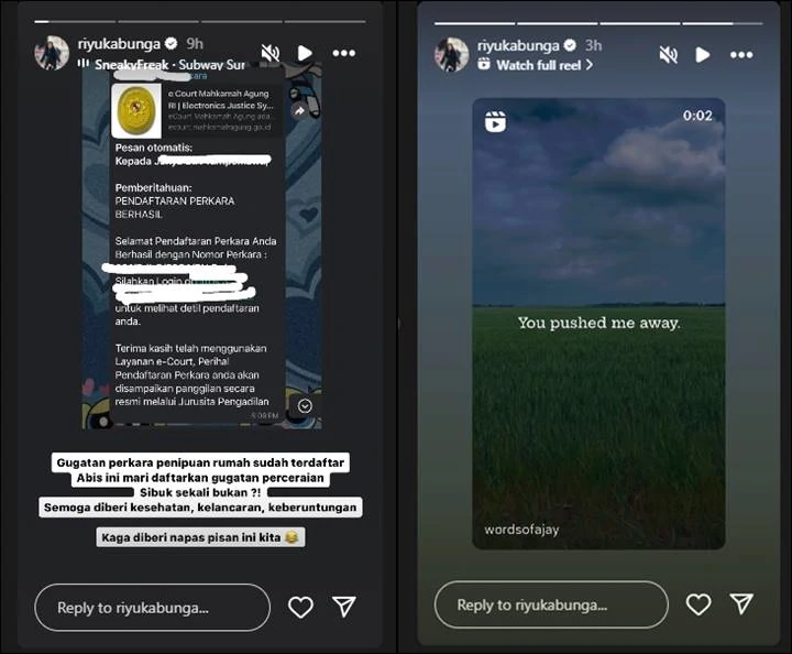 Riyuka Bunga Ngotot Gugat Cerai Heri Horeh usai Spill Kasus Penipuan Rumah